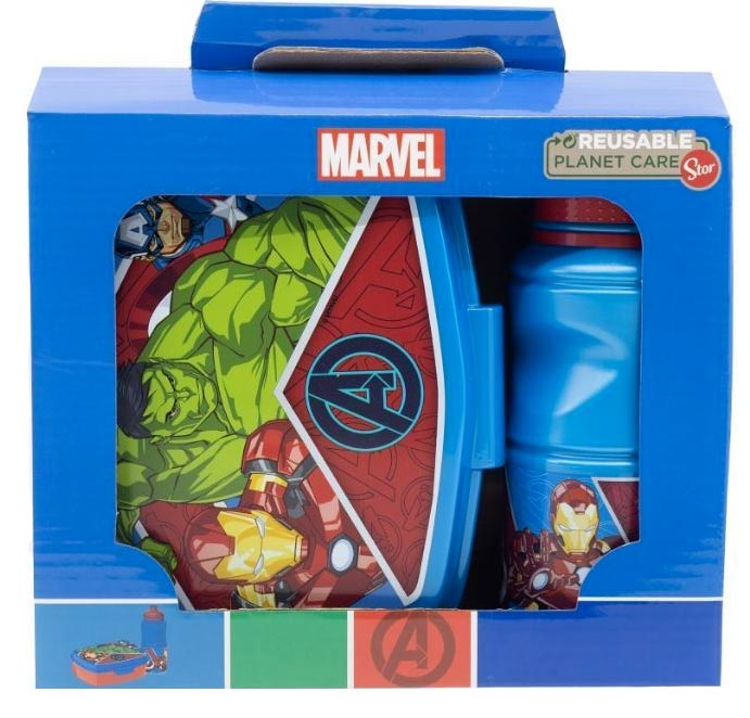 Gift Set 2 in 1 Marvel Avengers Snack – 17×14×5 cm | Electrosok